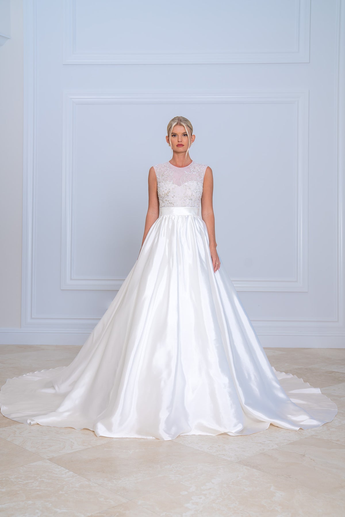 Beaded Zibeline Ballgown